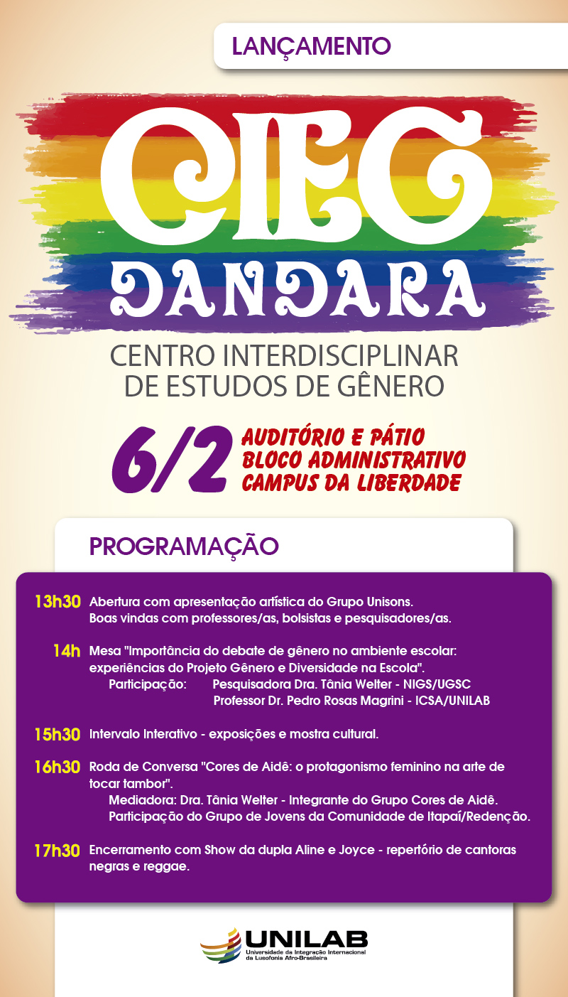 Novo Centro Interdisciplinar de Estudos de Gênero (Cieg Dandara) terá ...