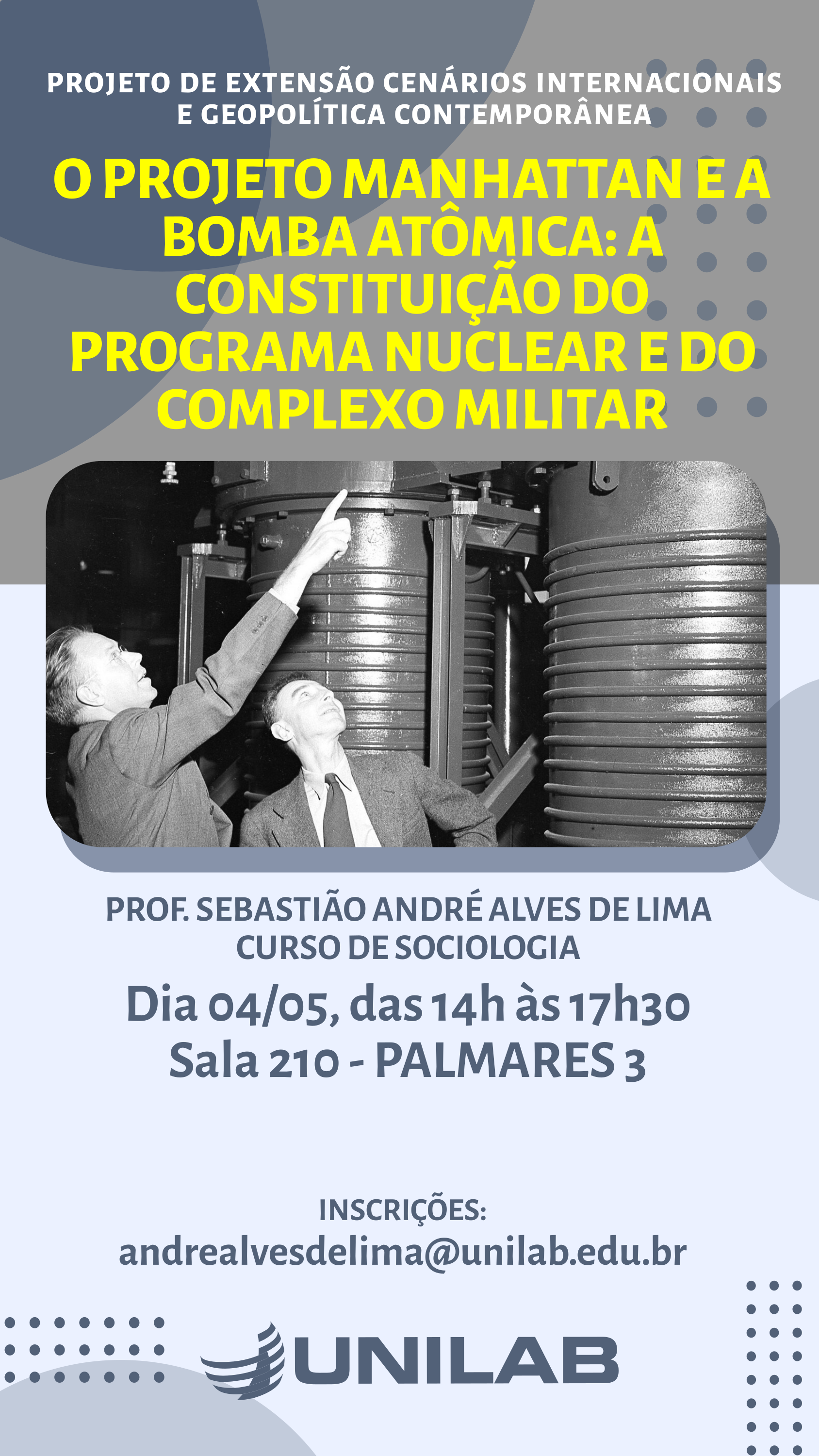 "O projeto Manhattan e a Bomba Atômica: A constituição do Programa ...