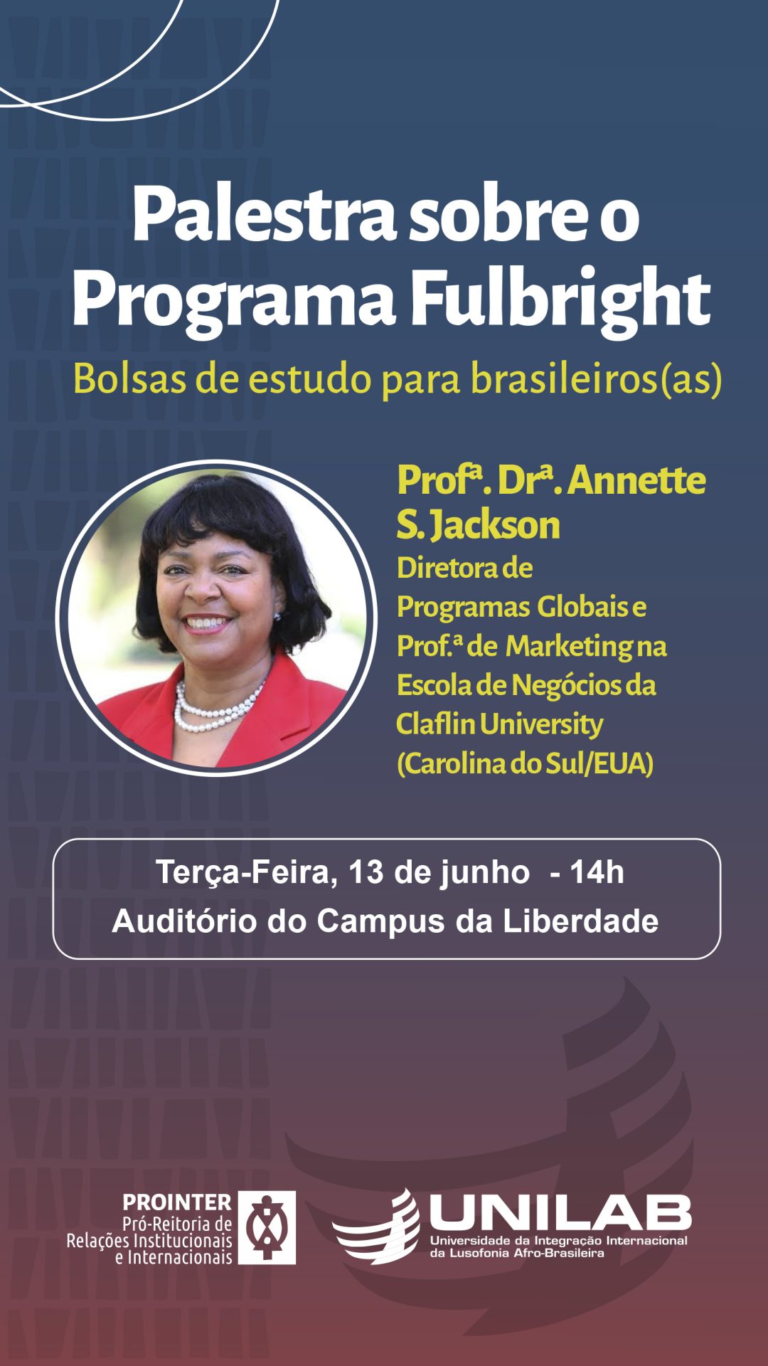 Programa de bolsas de estudo para brasileiros é tema de palestra em visita da Claflin University ...