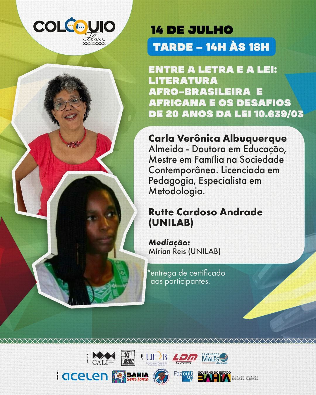 Festa Literária Internacional do Cachoeira realiza seminário dia 14/07 ...